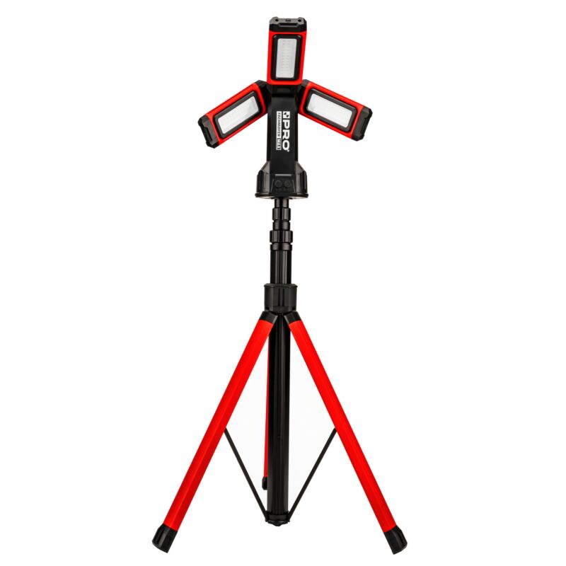 Foldable LED floodlight with Li-ion battery and stand 70 W 7000 lm ...